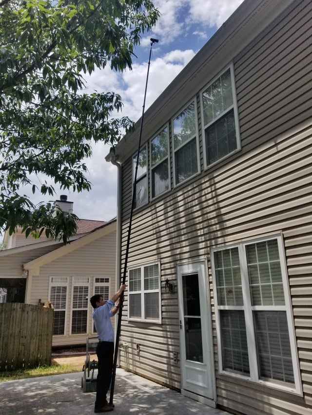 roof and gutter inspection cameras with long pole and high definition ...