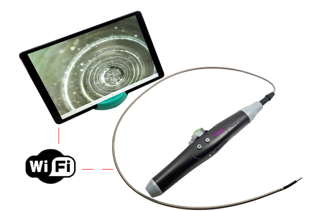 Automotive borescopes with wifi wireless output for iPhone iPad Android ...