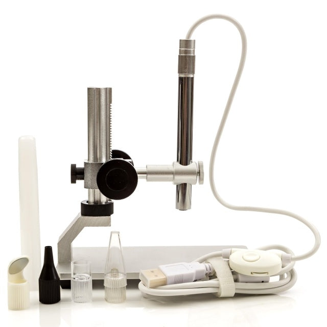 Vividia PM-120 USB 2MP Handheld 300x Digital Borescope Microscope with ...