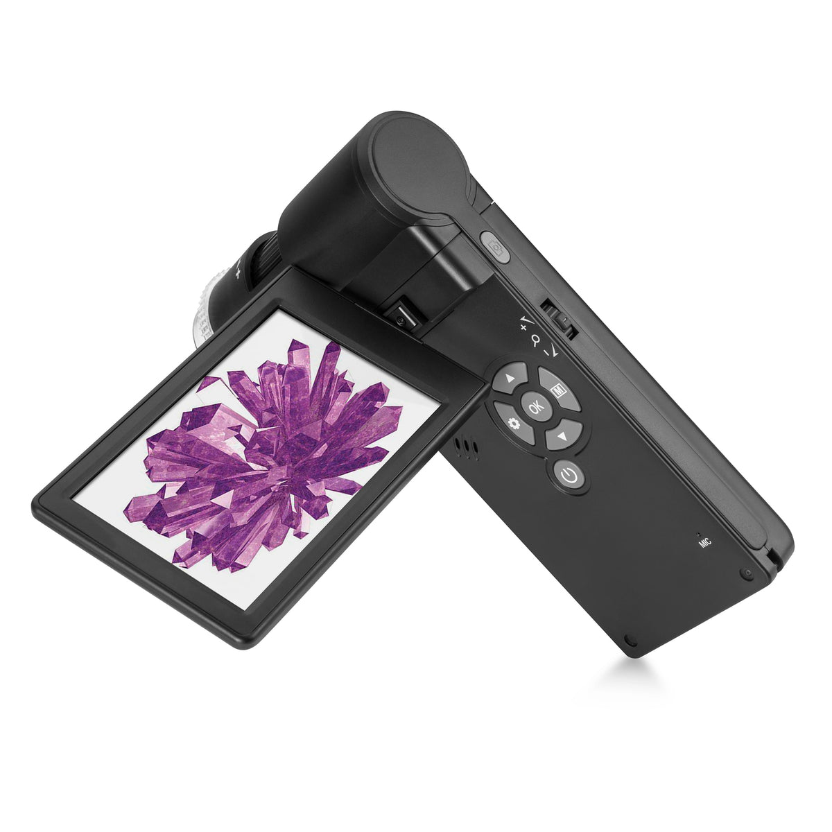 handheld portable LCD digital microscope with 4" screen and 10x to 300x ...