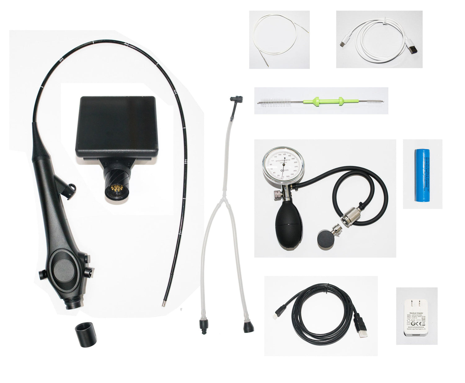 Portable and easy-to-use veterinary endoscope used by veterinarians for ...