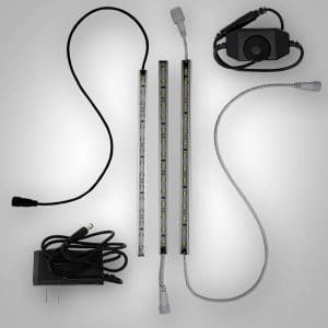 Deluxe inspection LED lights kit for scuba gas tank and other high ...