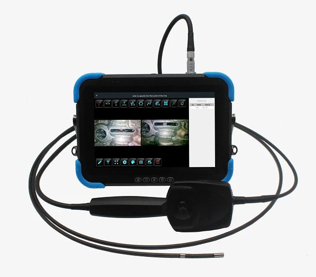 3D measurement video borescopes for aviation and industrial ...