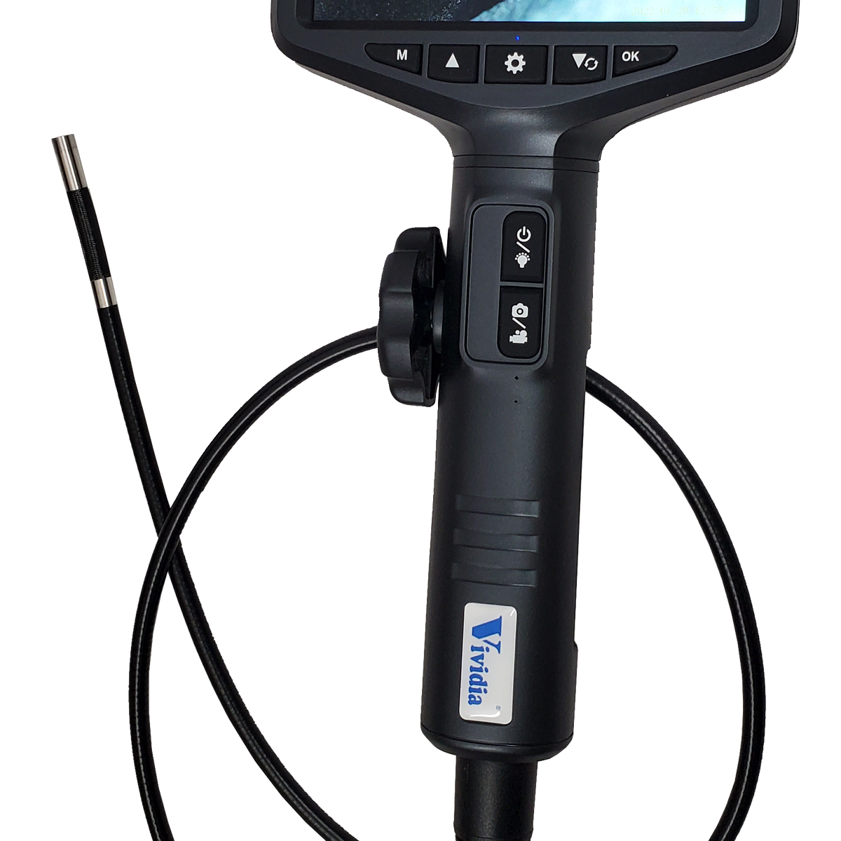 VA-650 LCD 2-way articulation video borescope 6.2mm diameter 1 meter ...